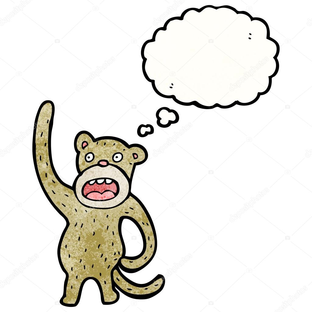 Funny monkey Stock Illustration by ©lineartestpilot #21328279