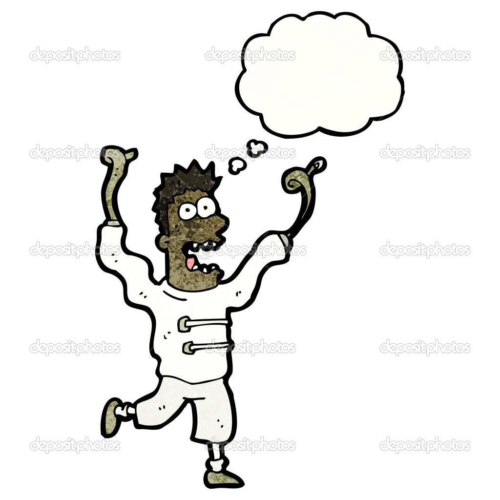 Man in straight jacket Stock Vector Image by ©lineartestpilot #21335959