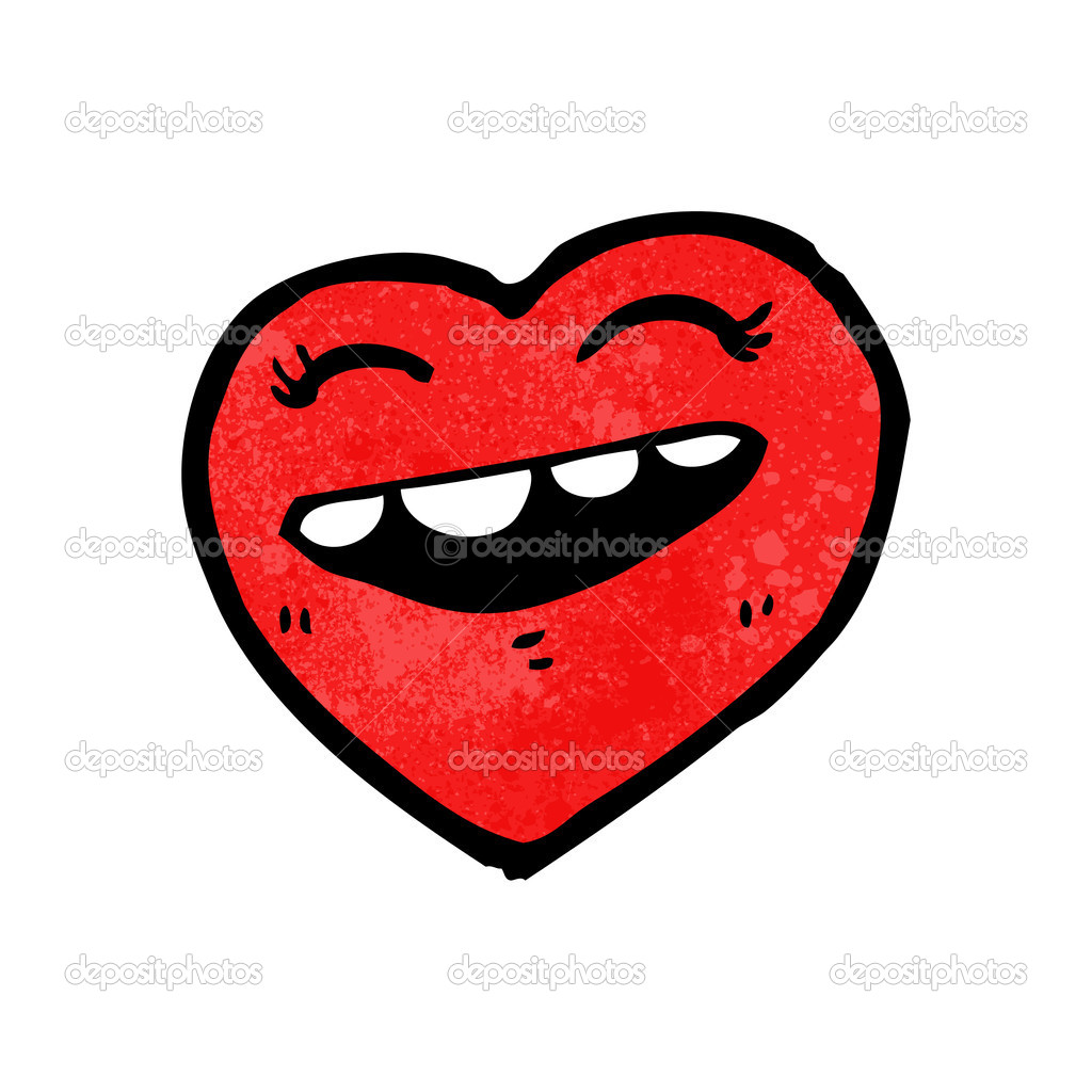 Laughing heart Stock Illustration by ©lineartestpilot #21395231