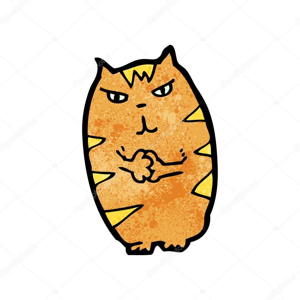 Gato intrigante Vector de stock #21397079 de ©lineartestpilot