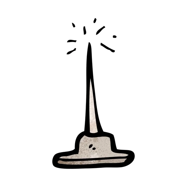 Sharp tack cartoon — Stock Vector © lineartestpilot #20072293