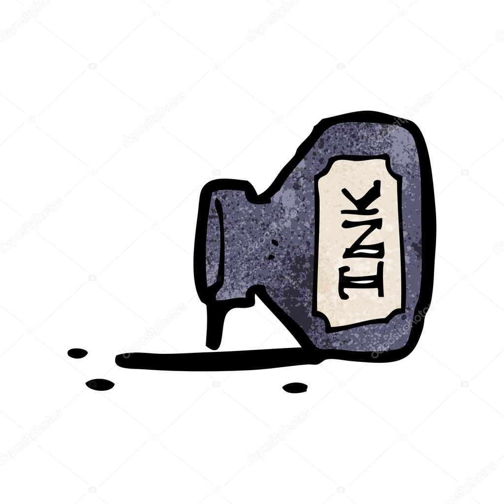 Spilled Ink Bottle