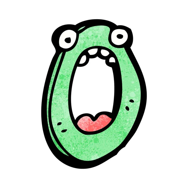 Cartoon letter o — Stock Vector © lineartestpilot #19897591