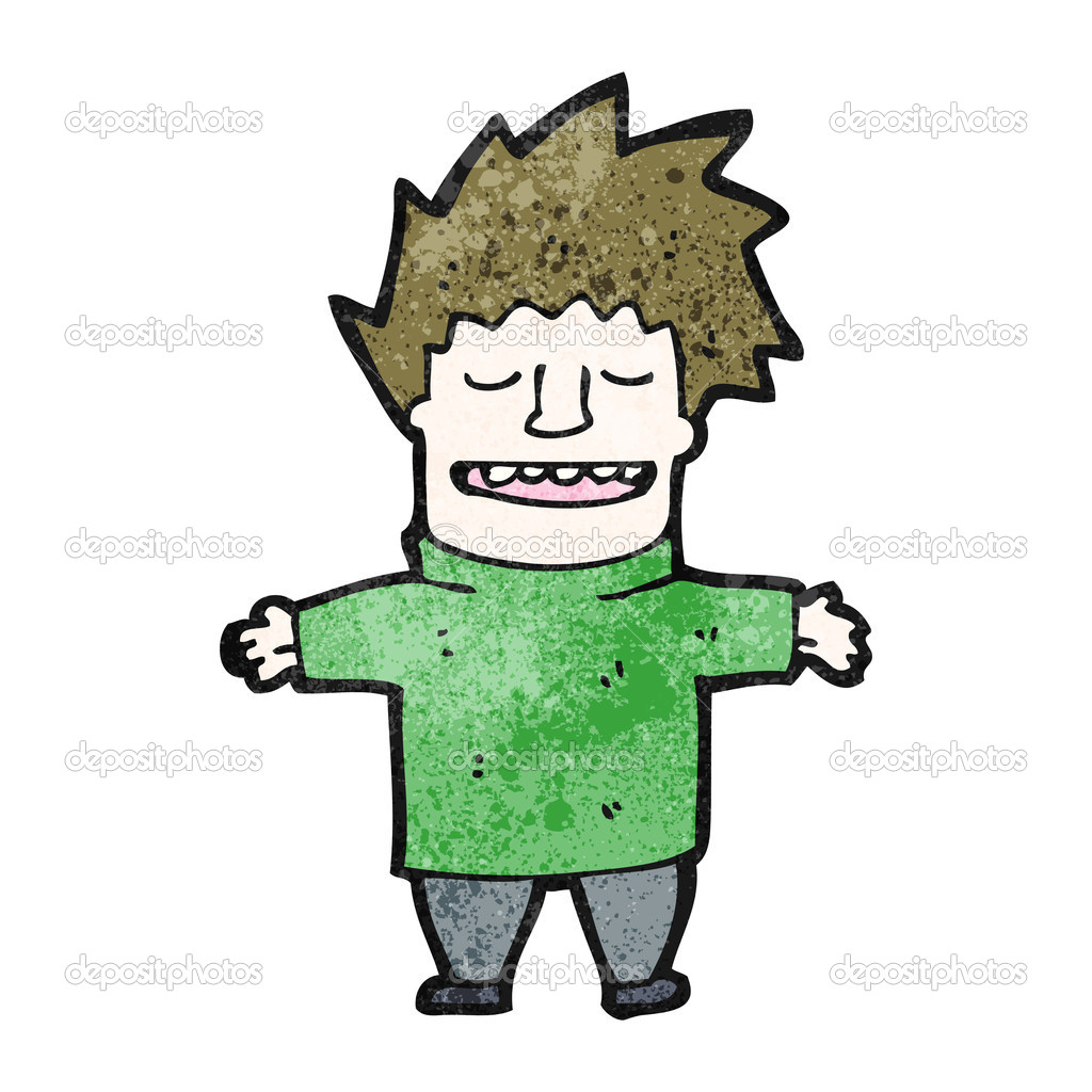Happy man Stock Vector by ©lineartestpilot 21473017