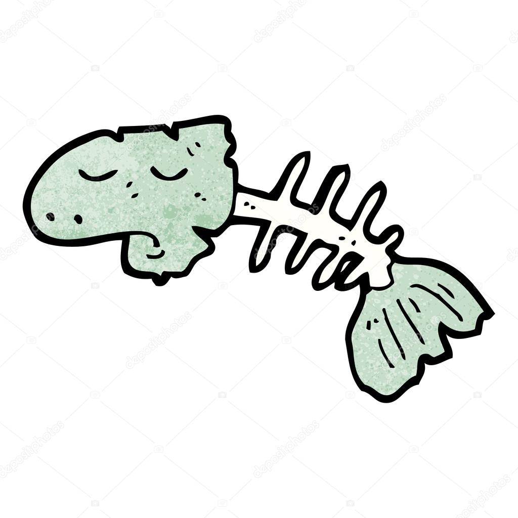 Old fish bones Stock Vector Image by ©lineartestpilot #21473925