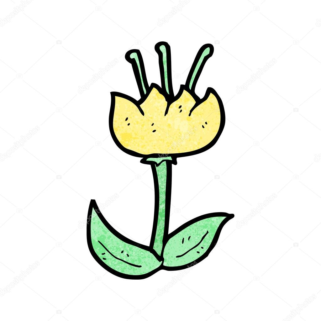 Yellow flower cartoon Stock Vector by ©lineartestpilot 21474725