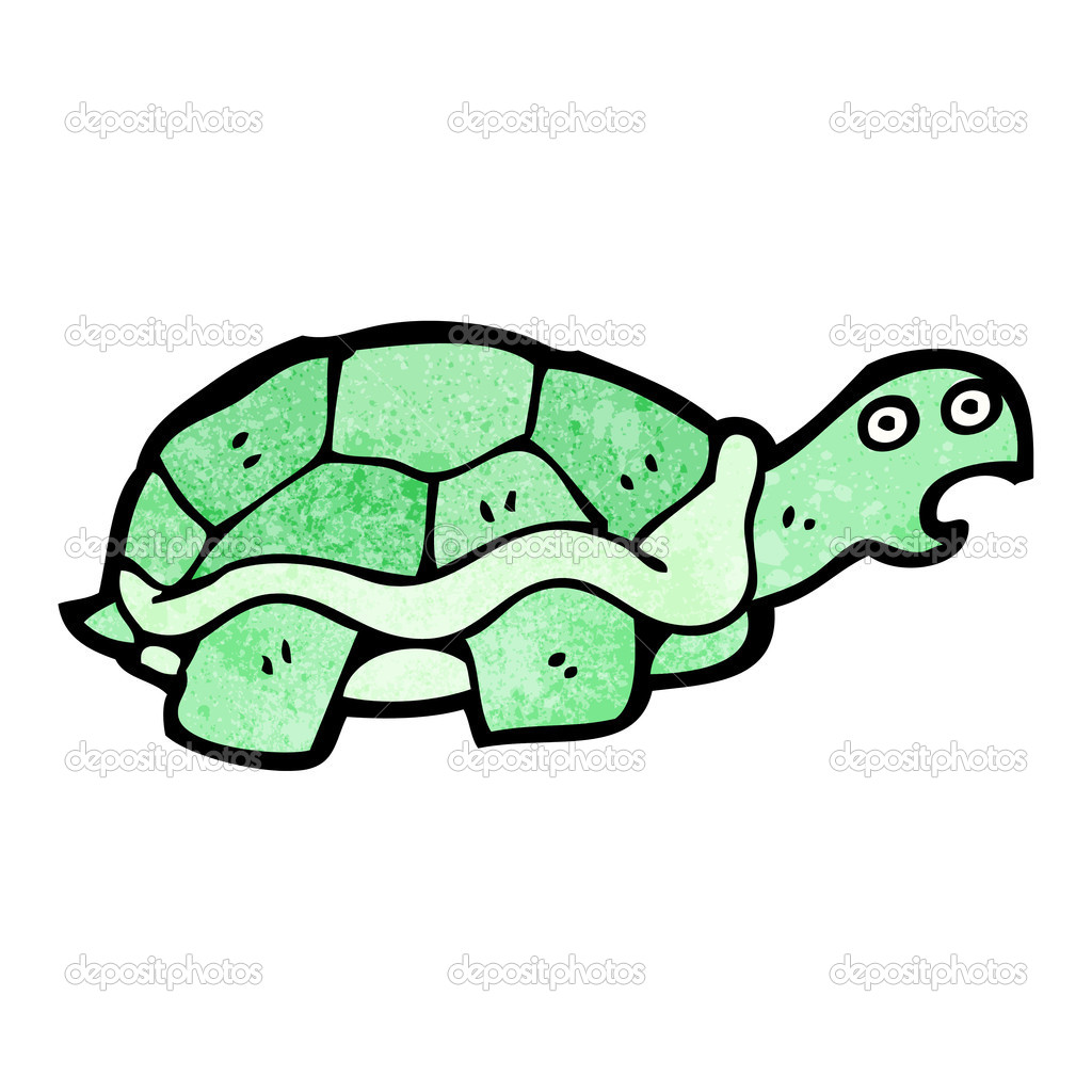 Shocked tortoise cartoon Stock Vector by ©lineartestpilot 21474807