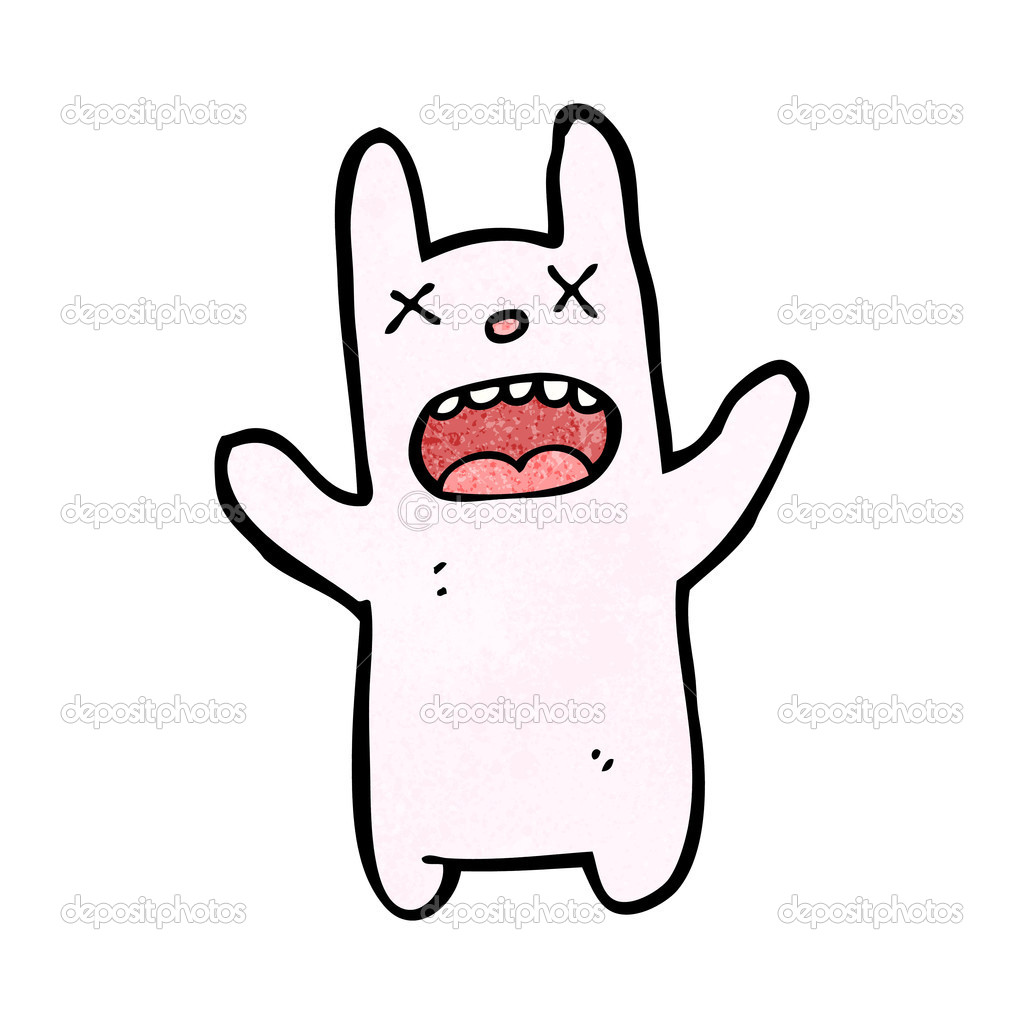 Dead rabbit cartoon Stock Vector by ©lineartestpilot 21474819