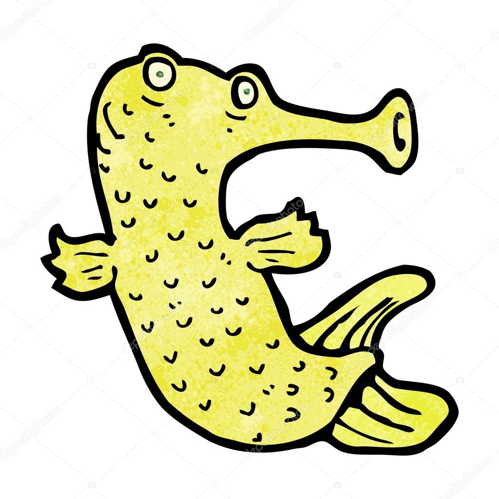 Trumpet fish cartoon Stock Vector Image by ©lineartestpilot #21476033