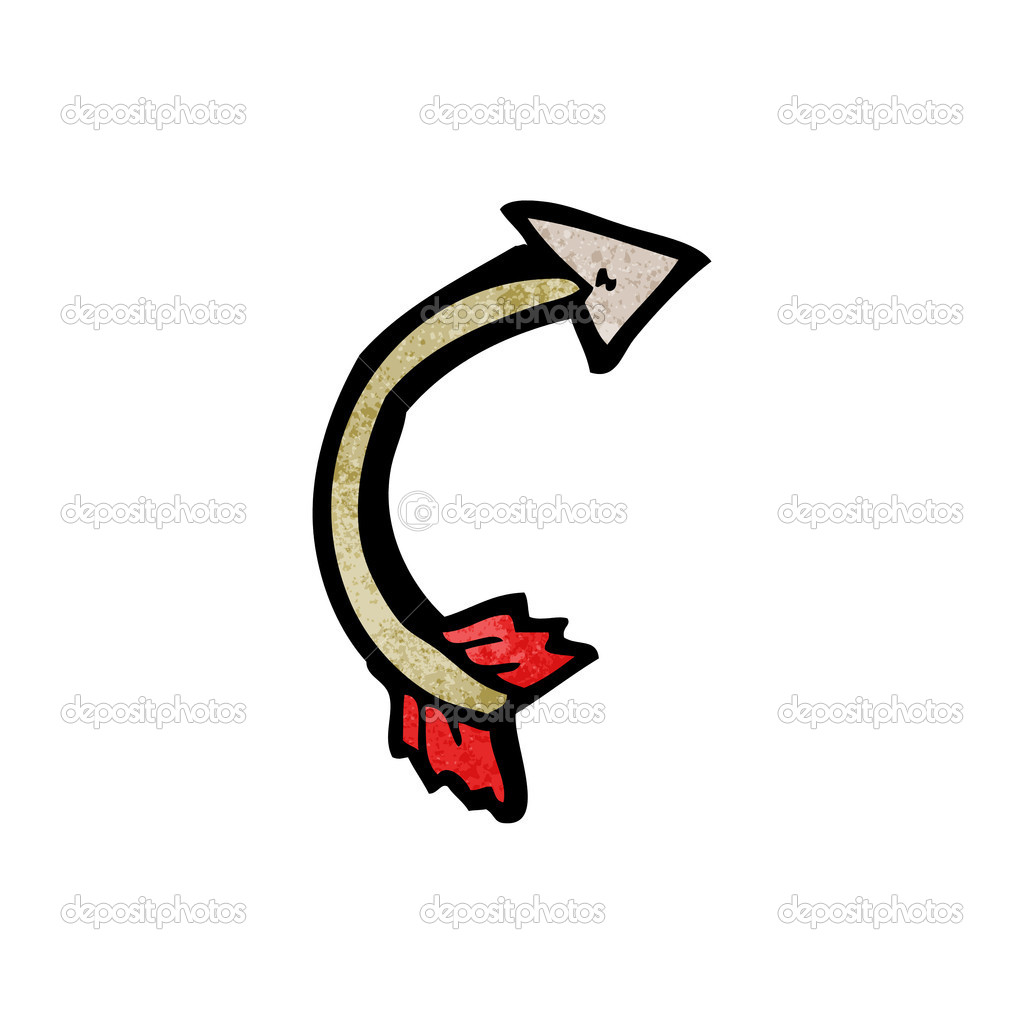 Flying arrow cartoon Stock Vector by ©lineartestpilot 21479297