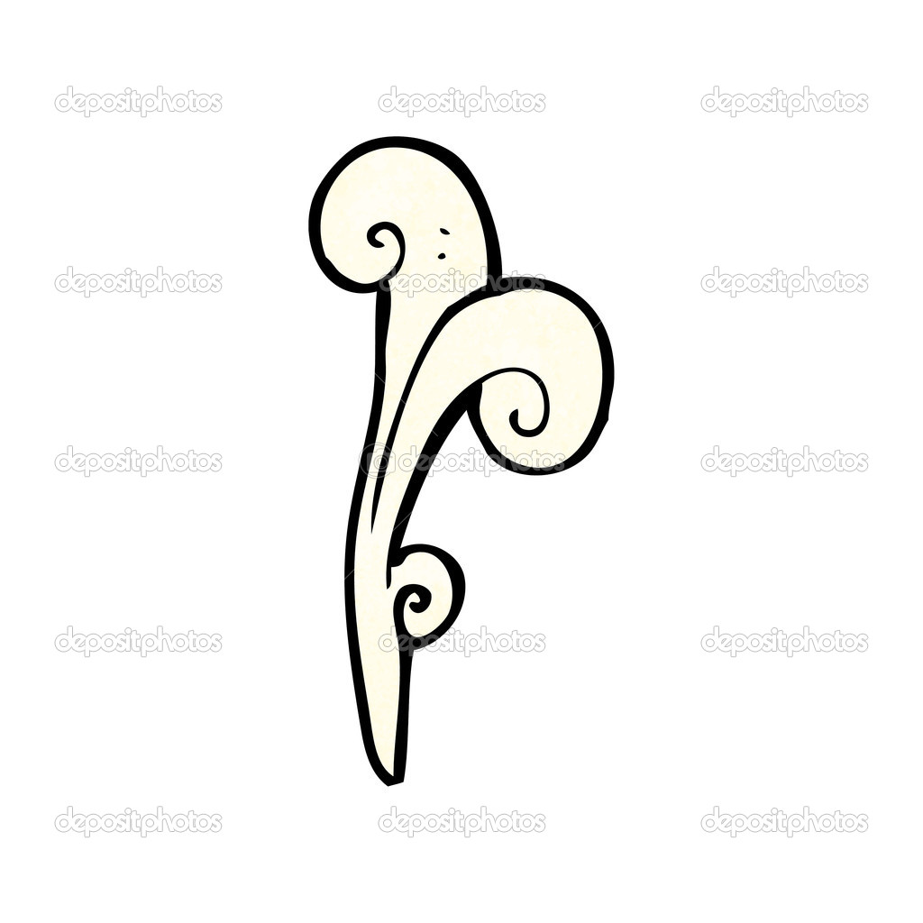 Cartoon smoke swirl Stock Vector by ©lineartestpilot 21483379