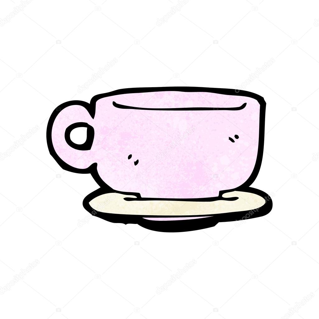 Taza de dibujos animados y platillo Vector de stock #21528053 de ...