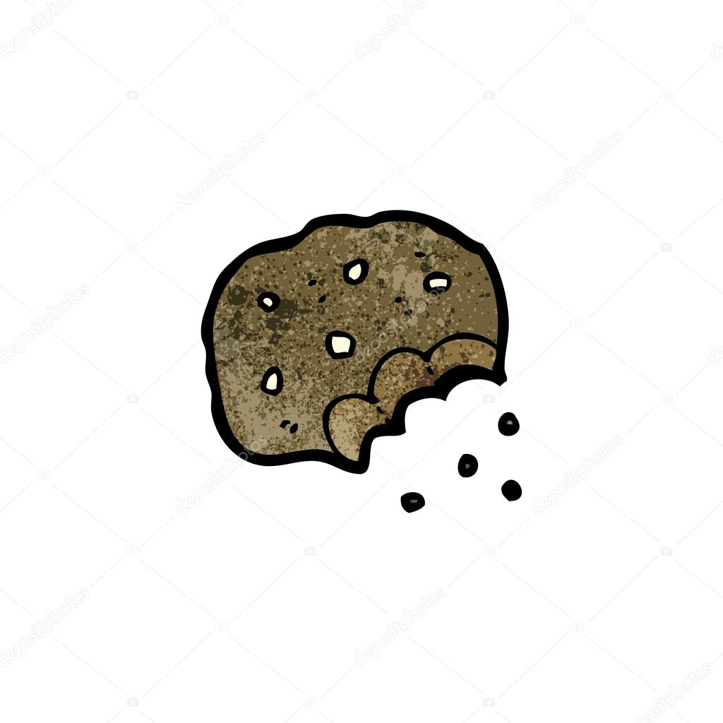 Bitten cookie cartoon Stock Illustration by ©lineartestpilot #21528077