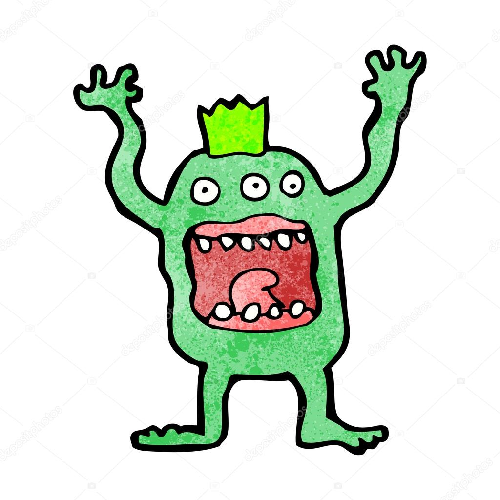 Gross monster cartoon Stock Vector by ©lineartestpilot 21528697