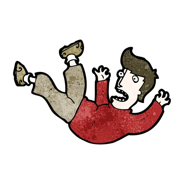Falling man cartoon | Cartoon falling man — Stock Vector ...