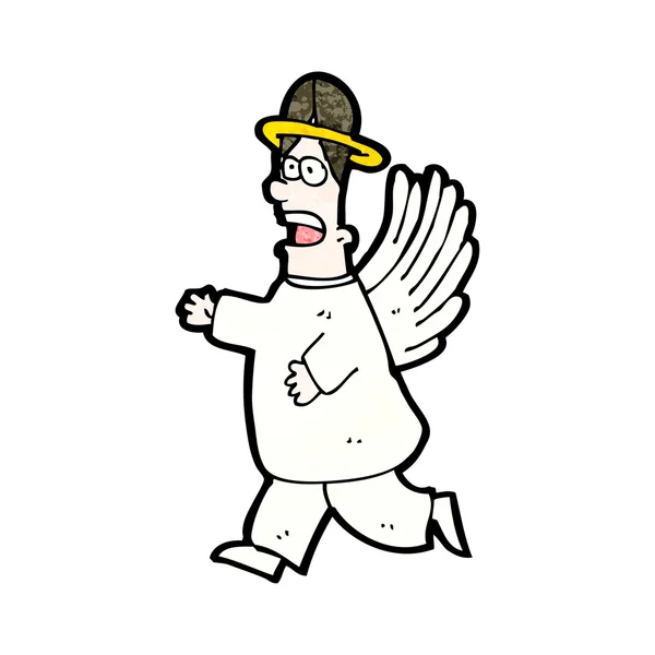 Angel man cartoon ⬇ Vector Image by © lineartestpilot | Vector Stock ...