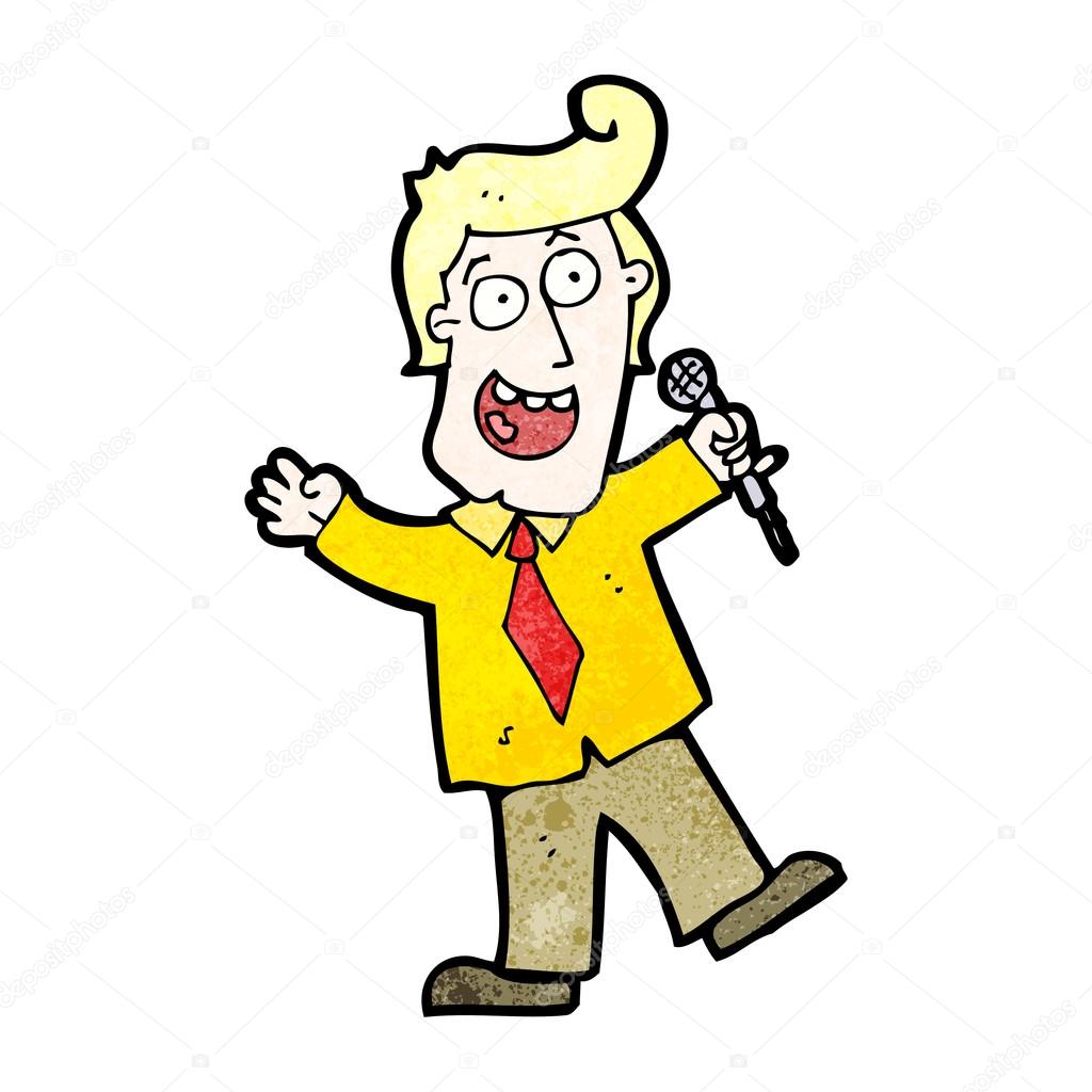 Animateur de dessin animé jeu — Image vectorielle lineartestpilot ...