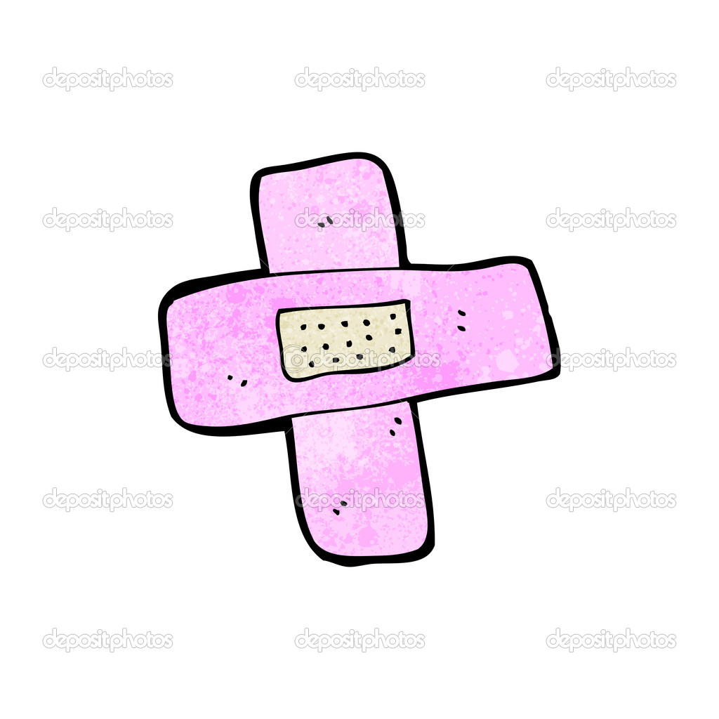 Sticking plaster cartoon Stock Vector Image by ©lineartestpilot #21532643