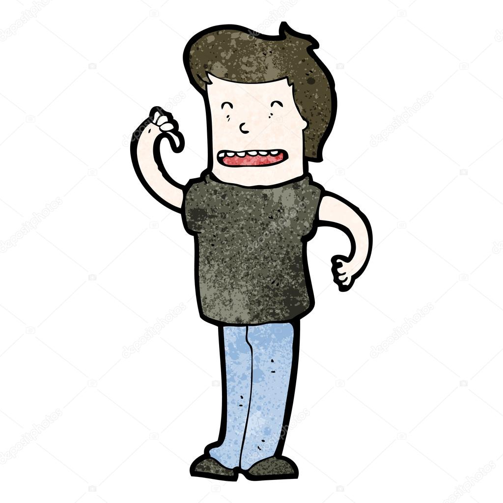 Cartoon confident man Stock Vector by ©lineartestpilot 21534915