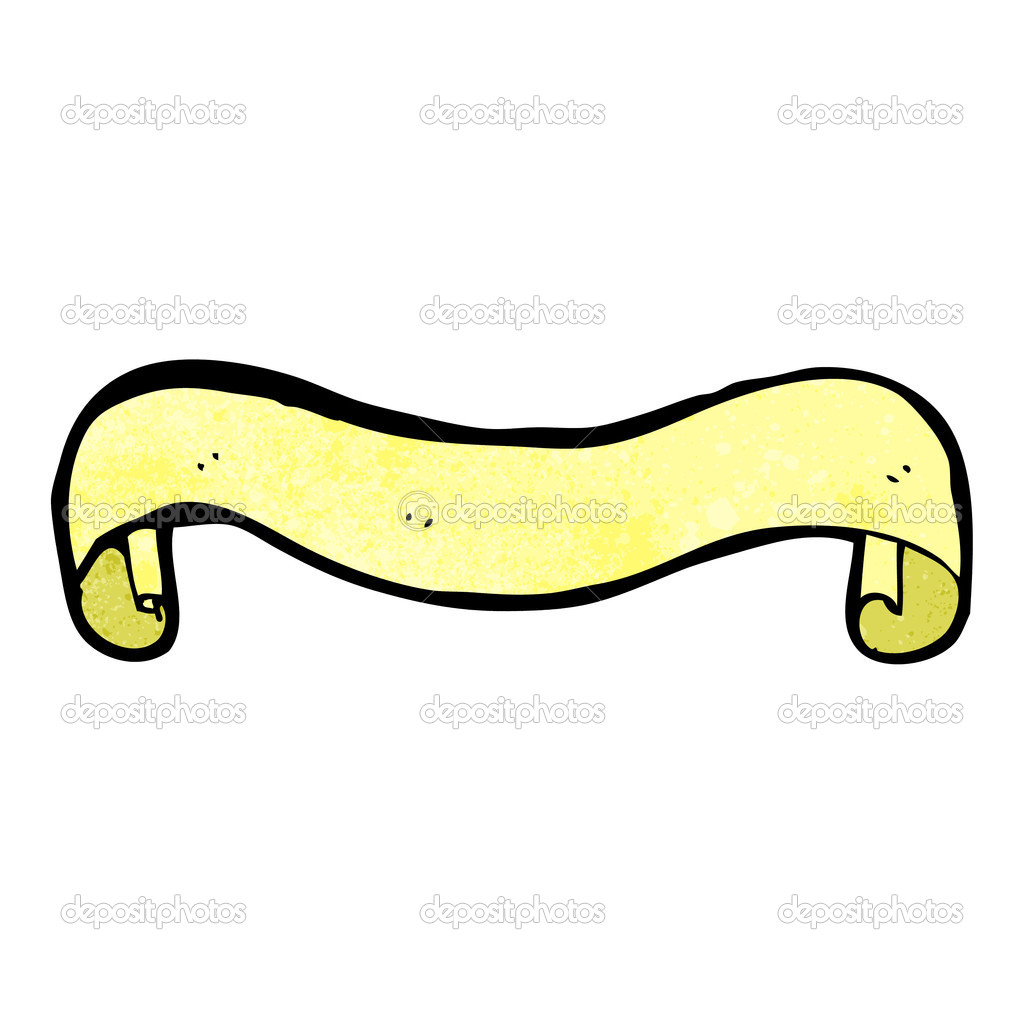 Cartoon scroll banner Stock Vector by ©lineartestpilot 21538167