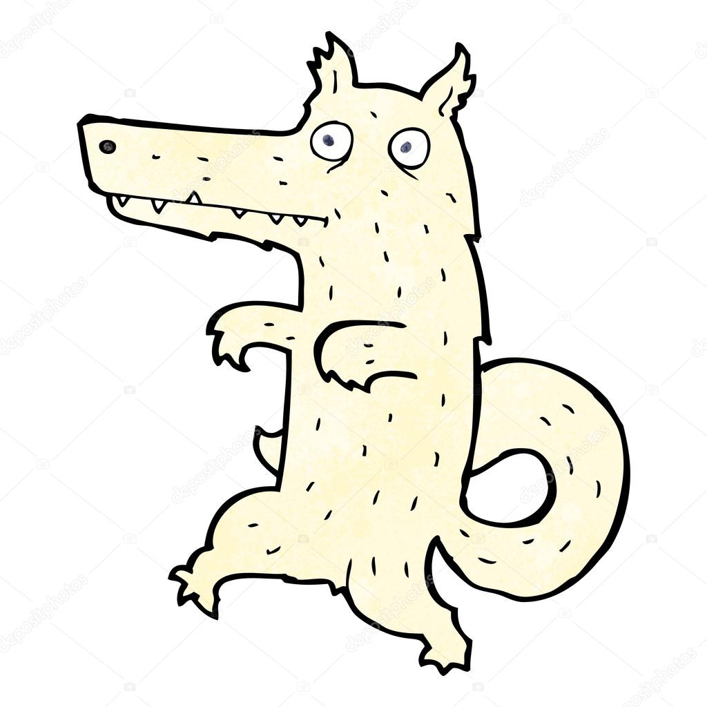 Wolf Sneaking Up Clipart