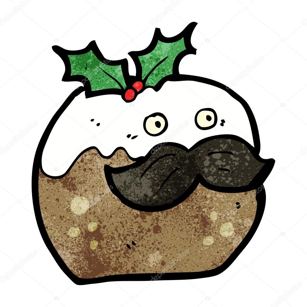 Cartoon christmas pudding Stock Vector Image by ©lineartestpilot #21548343