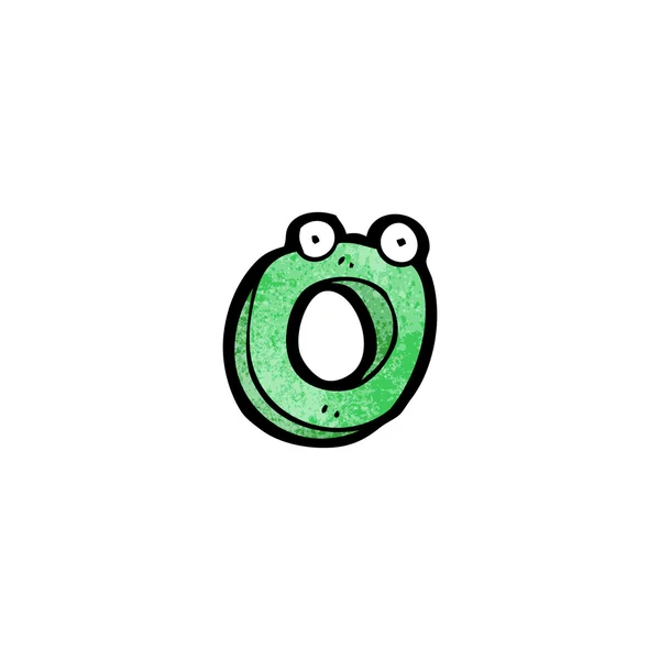 Cartoon letter o — Stock Vector © lineartestpilot #19897591