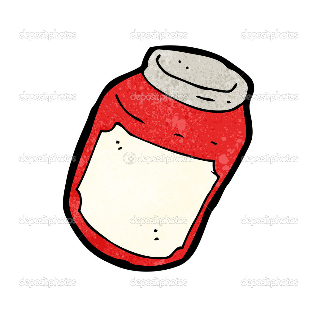 Cartoon jam jar Stock Vector Image by ©lineartestpilot #21551187