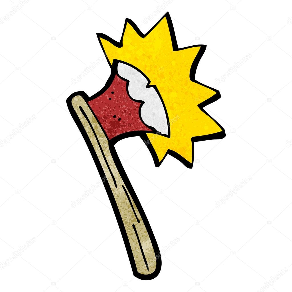 Cartoon sharp axe Stock Vector Image by ©lineartestpilot #21551361