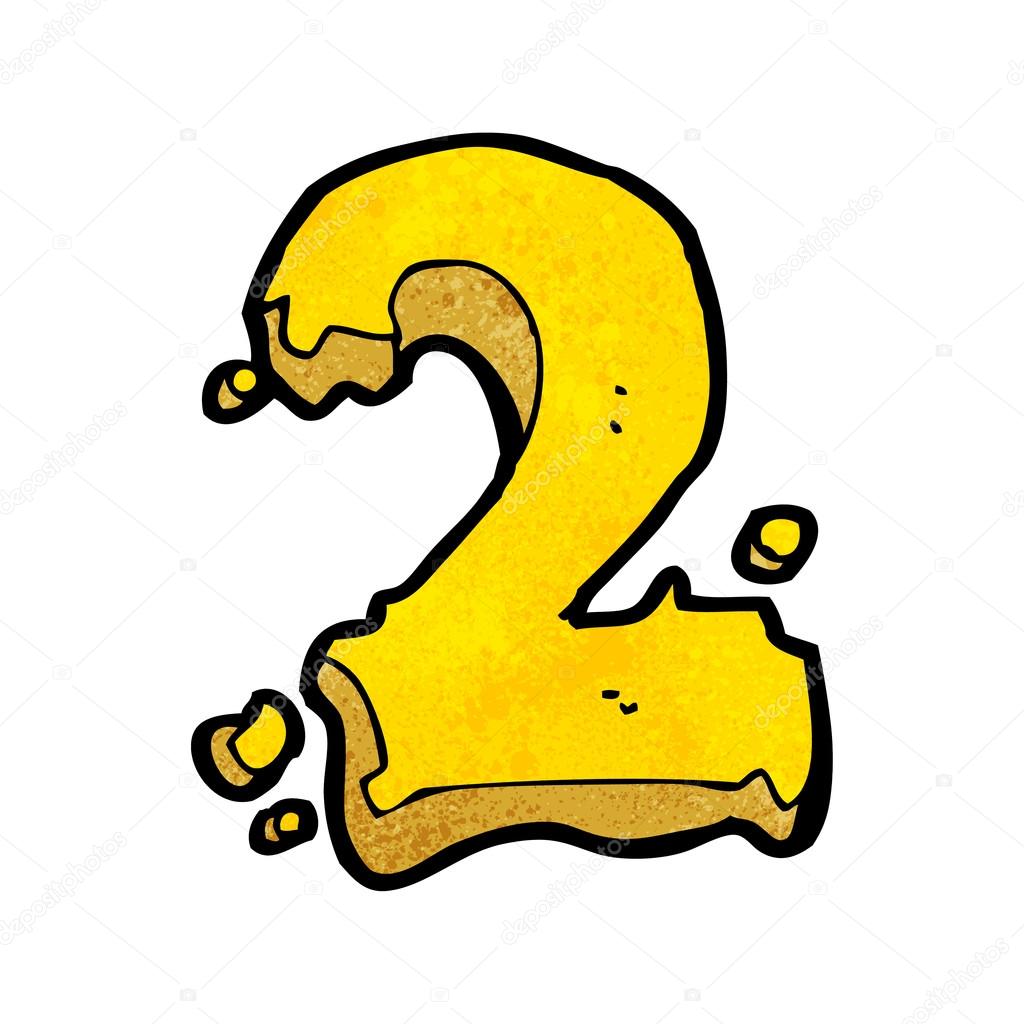 Cartoon number two Stock Vector Image by ©lineartestpilot #21551863