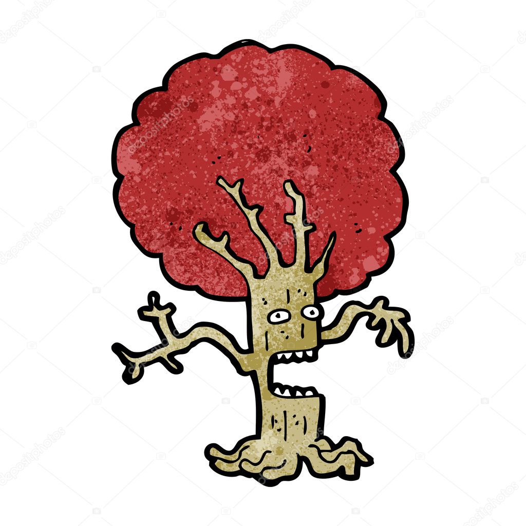 Cartoon tree character Stock Vector Image by ©lineartestpilot #21552505