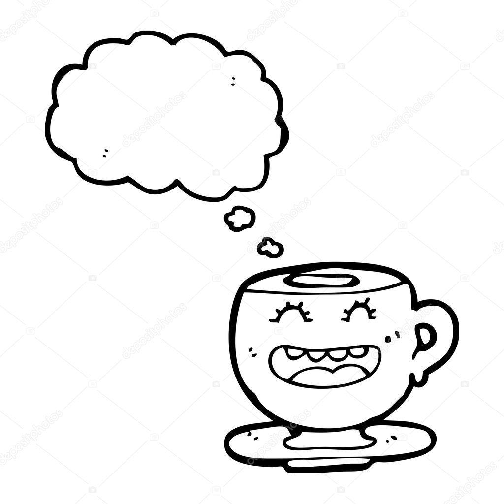 Teacup with happy face Stock Vector by ©lineartestpilot 21566821