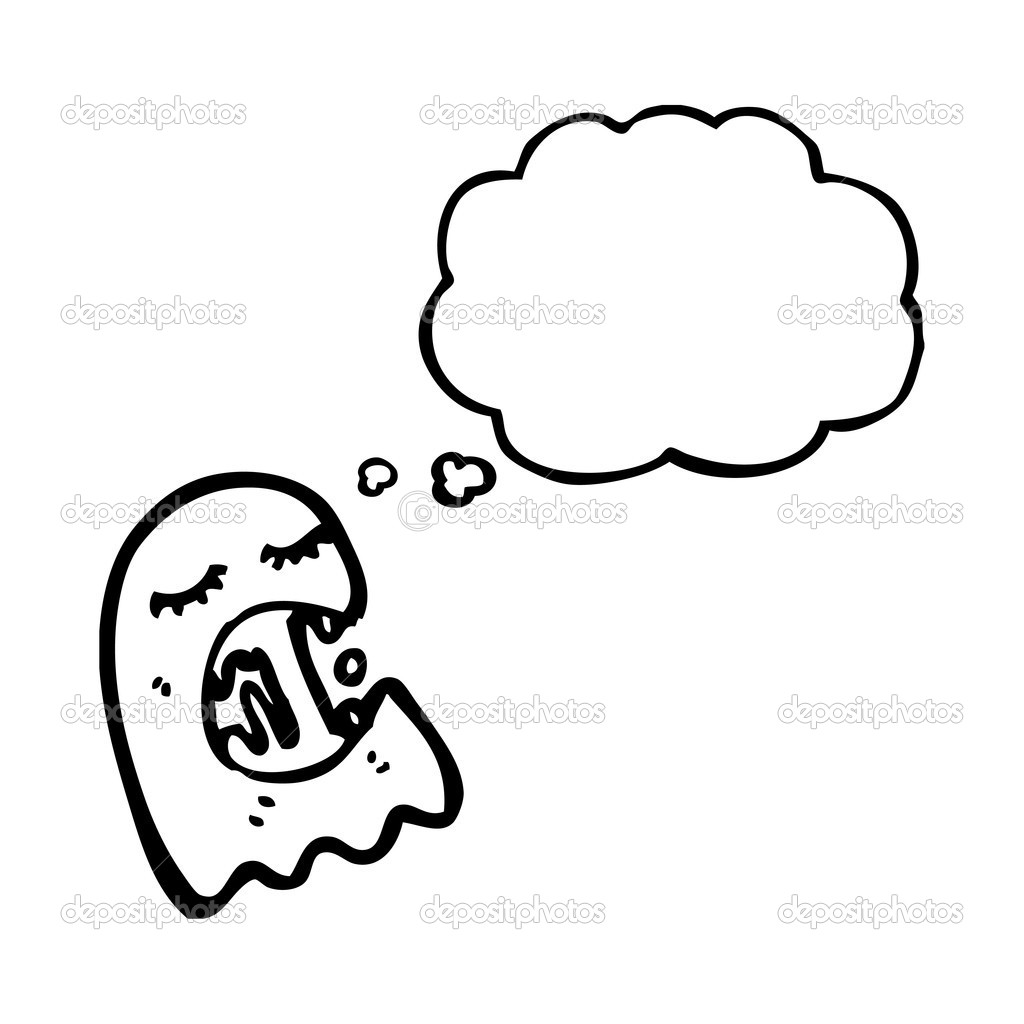 Retro cartoon ghost Stock Vector Image by ©lineartestpilot #22148919