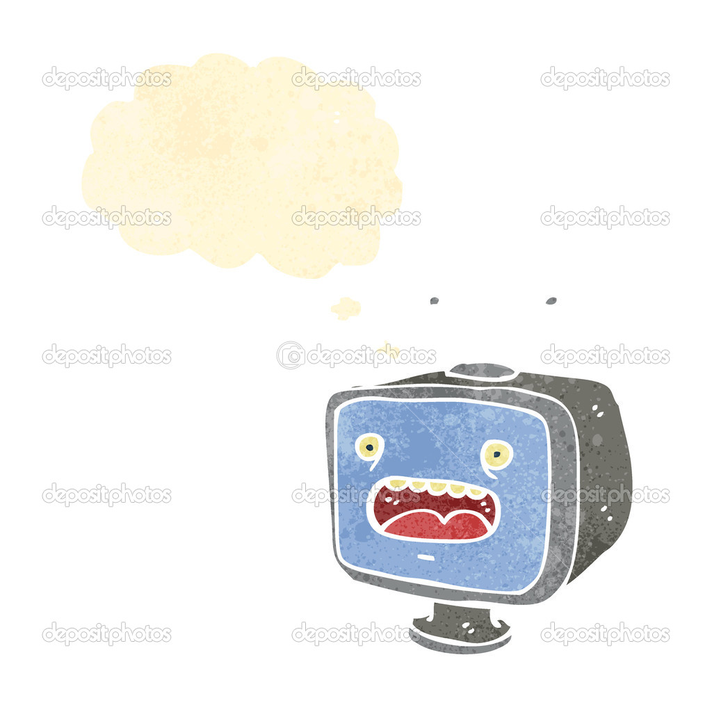 Retro cartoon television set Stock Illustration by ©lineartestpilot ...