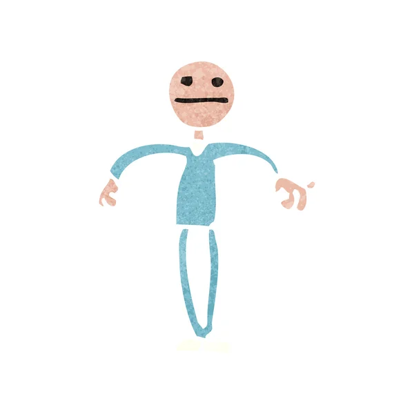 Cartoon stick man shrugging shoulders — Stock Vector © lineartestpilot ...