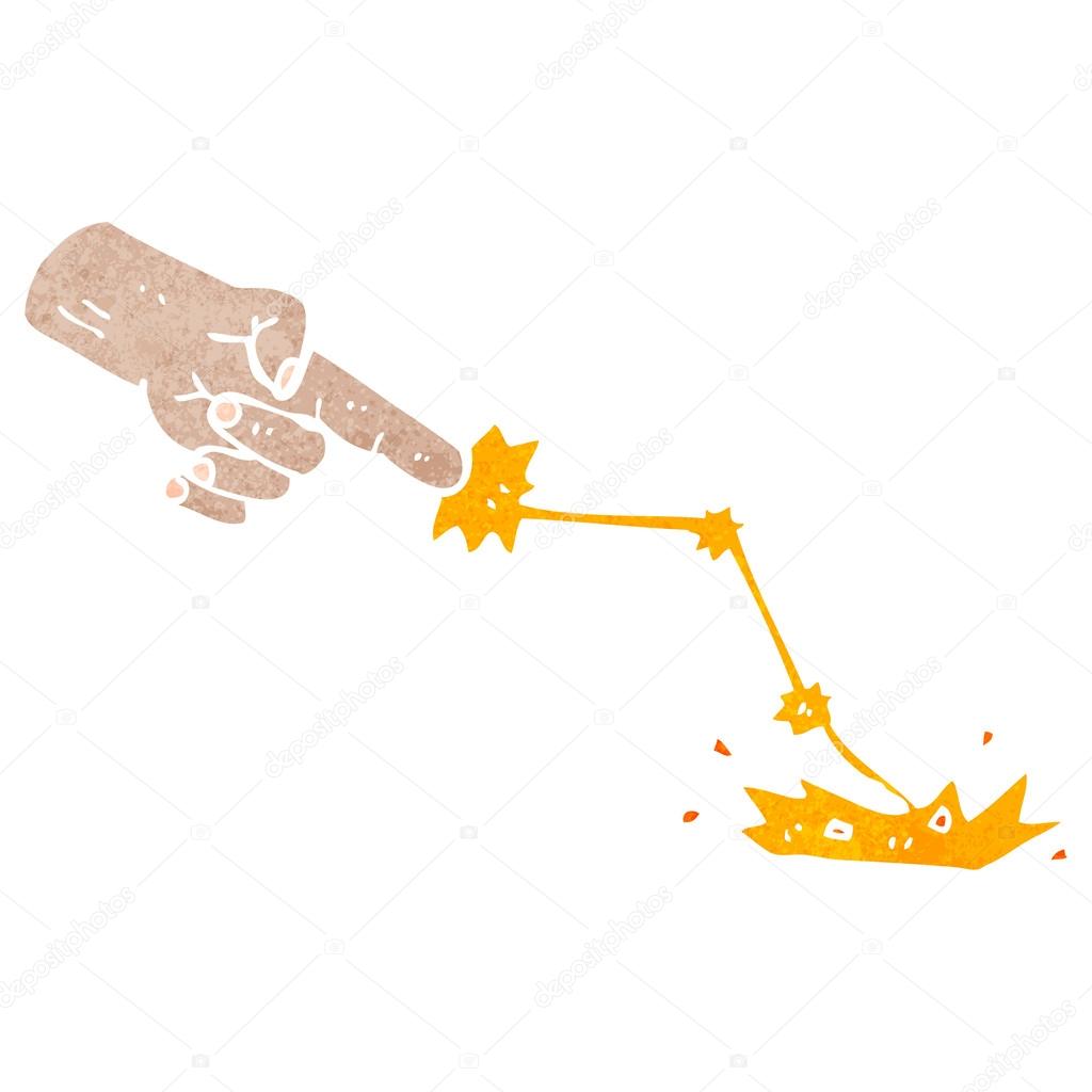 Cartoon smiting hand of god Stock Vector Image by ©lineartestpilot ...