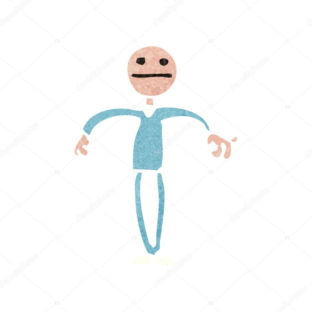 Cartoon shrugging stick man Stock Illustration by ©lineartestpilot ...