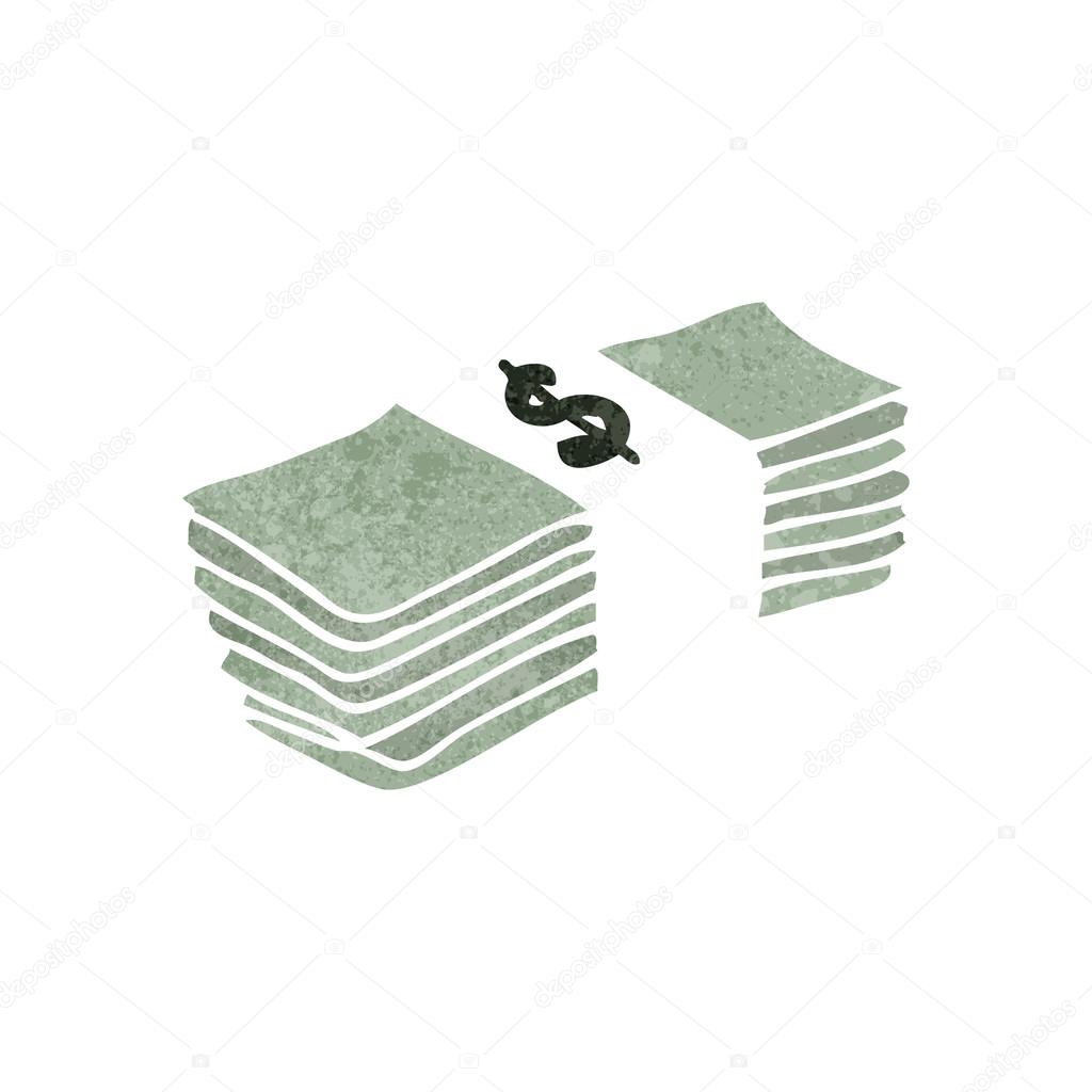 Cartoon stack of money — Stock Vector © lineartestpilot #29038131