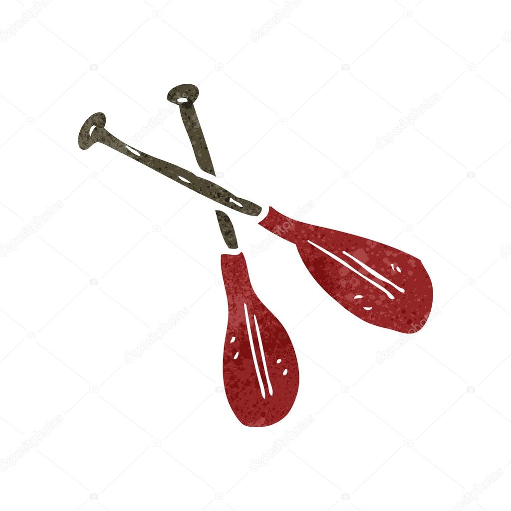 Dibujos animados retro Remo remos — Vector de stock #29049929 ...