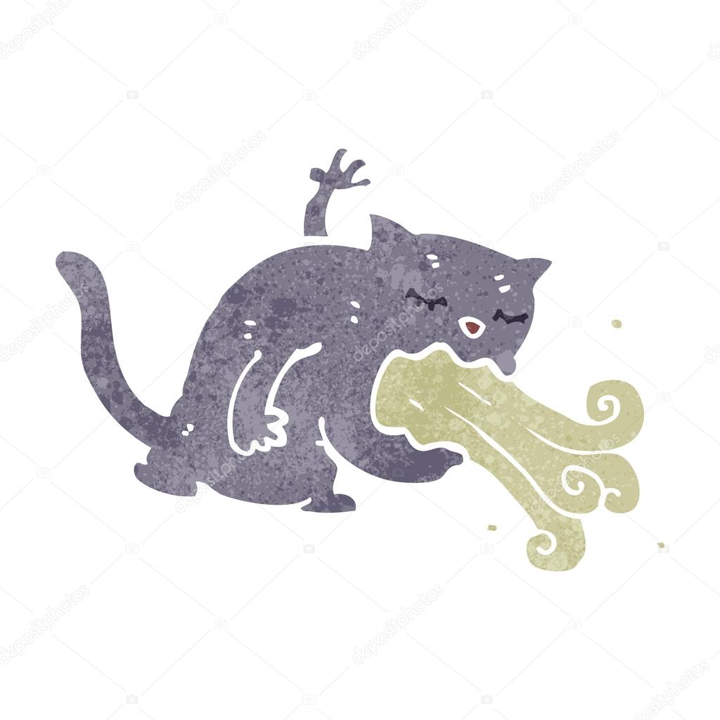 Retro cartoon gross cat Stock Vector Image by ©lineartestpilot #29091063
