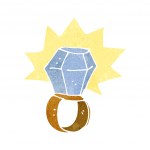 Cartoon diamond ring Stock Vector Image by ©lineartestpilot #29101983