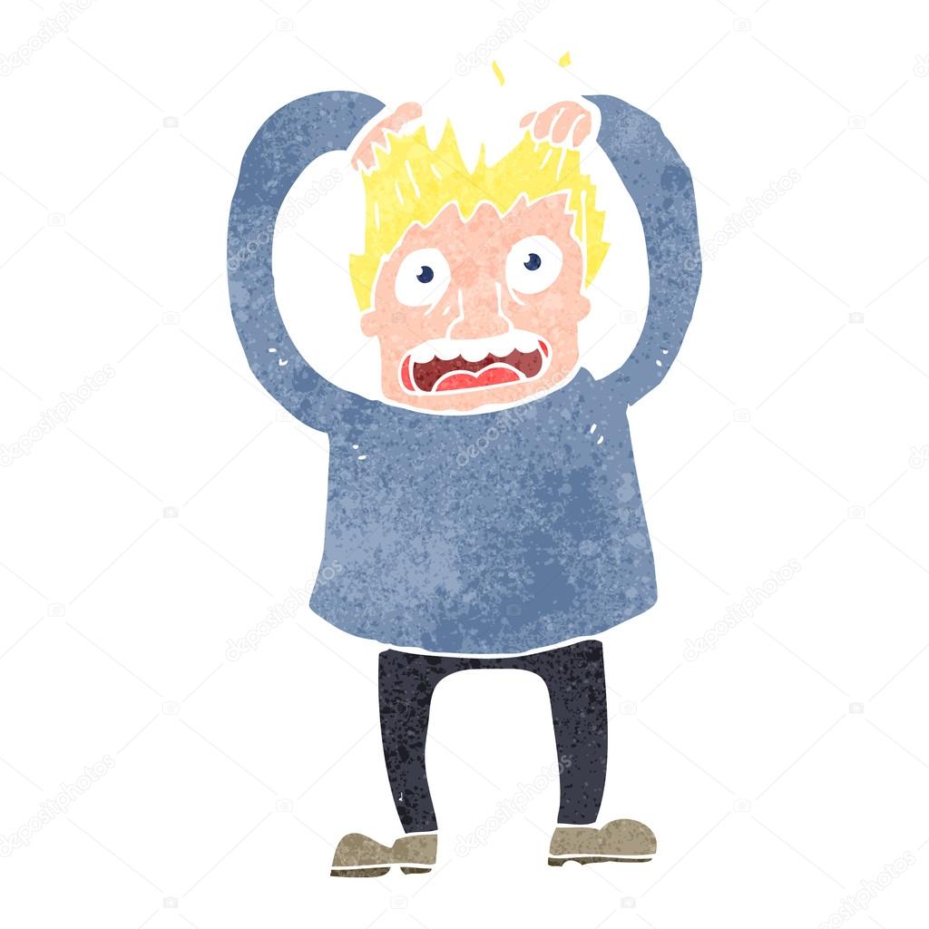 Tearing Hair Out Clip Art
