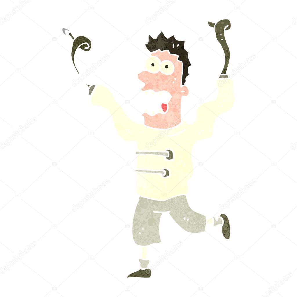 Escaped lunatic cartoon Stock Vector Image by ©lineartestpilot #29169089