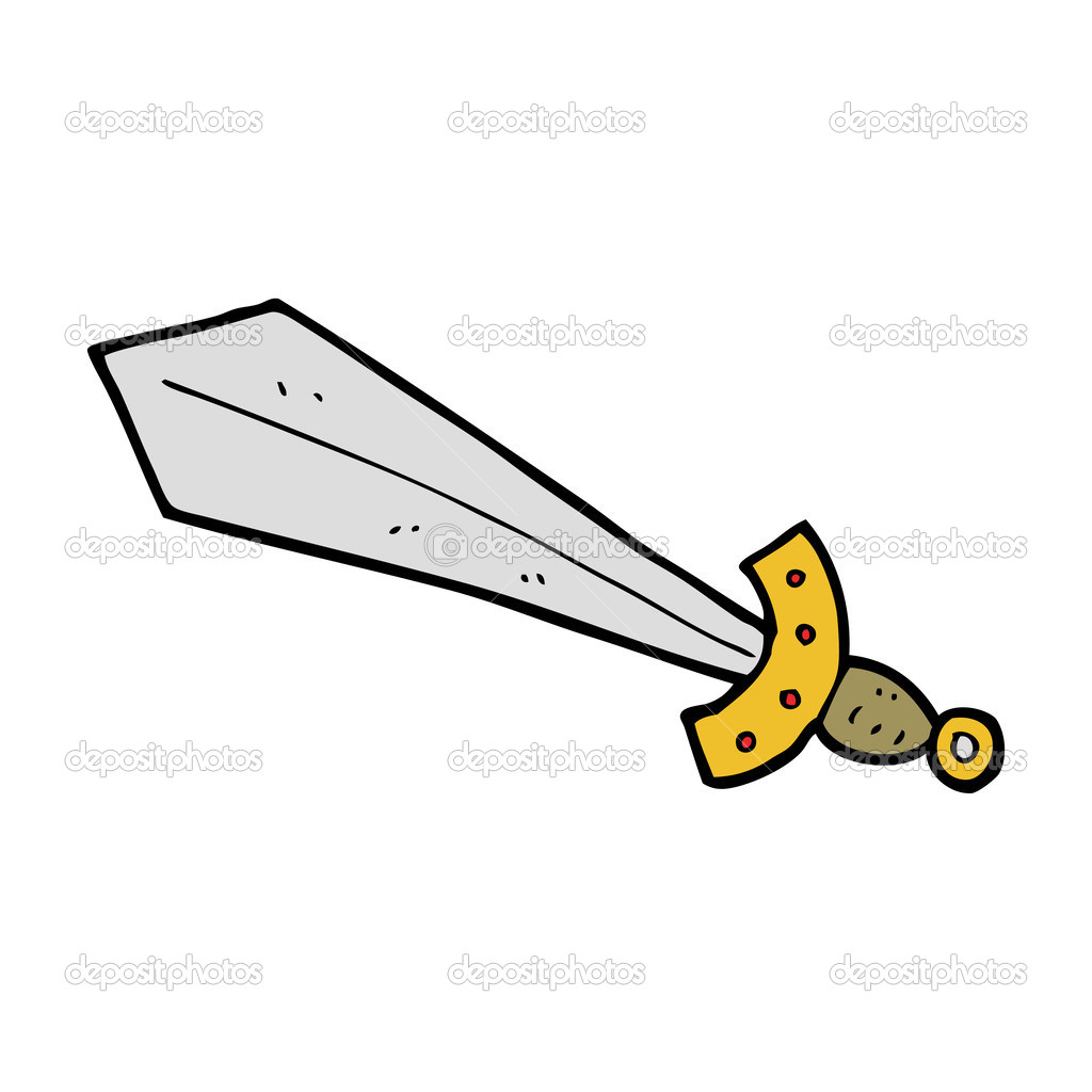 Cartoon sword Stock Vector Image by ©lineartestpilot #36168161
