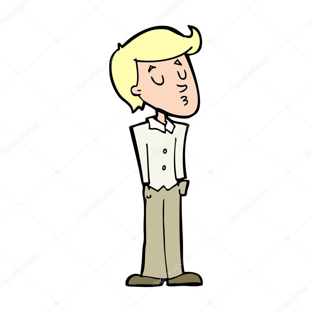 Cartoon gentle guy Stock Illustration by ©lineartestpilot #36169651