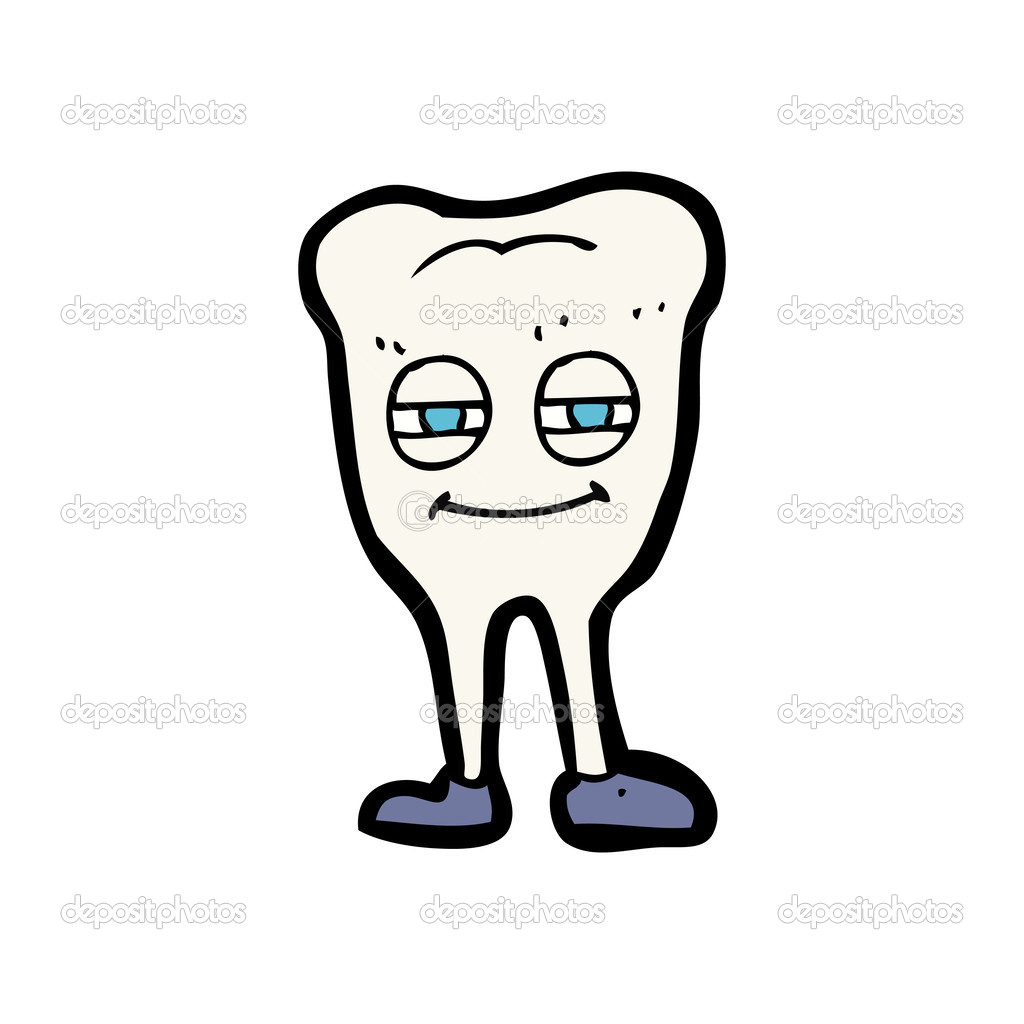 Cartoon Tooth Stock Vector Image By ©lineartestpilot 36185329
