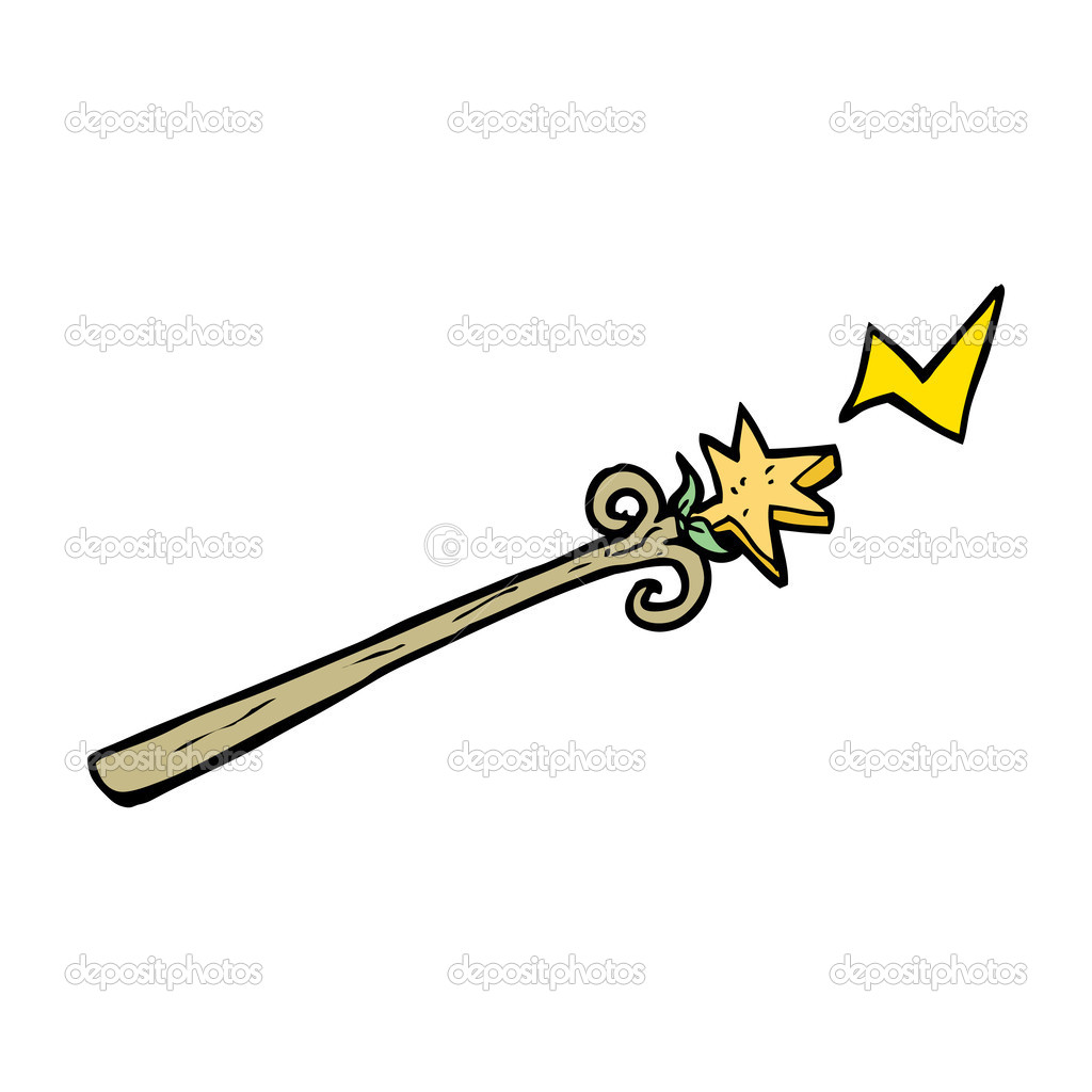 Cartoon magic stick Stock Vector Image by ©lineartestpilot #36252721