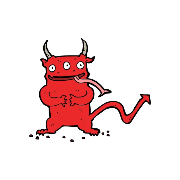 Comic cartoon little demon Stock Vector by ©lineartestpilot 73748335