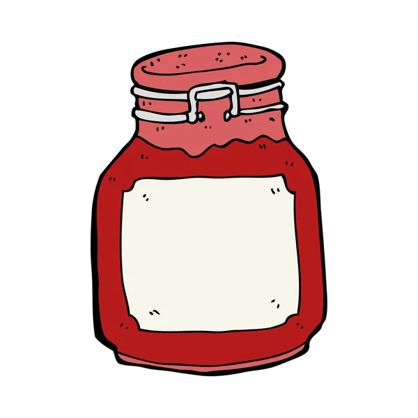 cartoon jam jar — Stock Vector © lineartestpilot #20415159