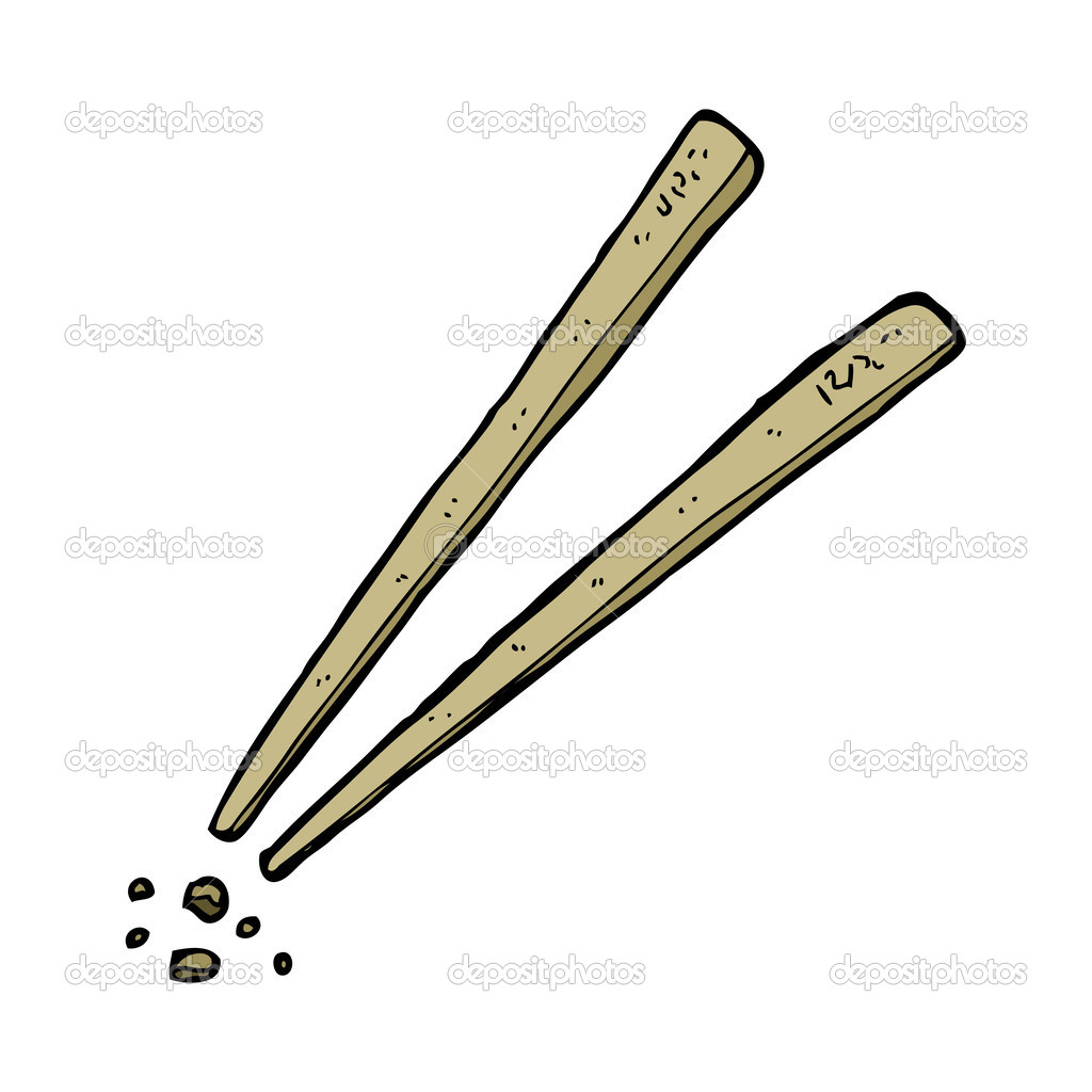 Cartoon chopsticks Stock Vector by ©lineartestpilot 38152653